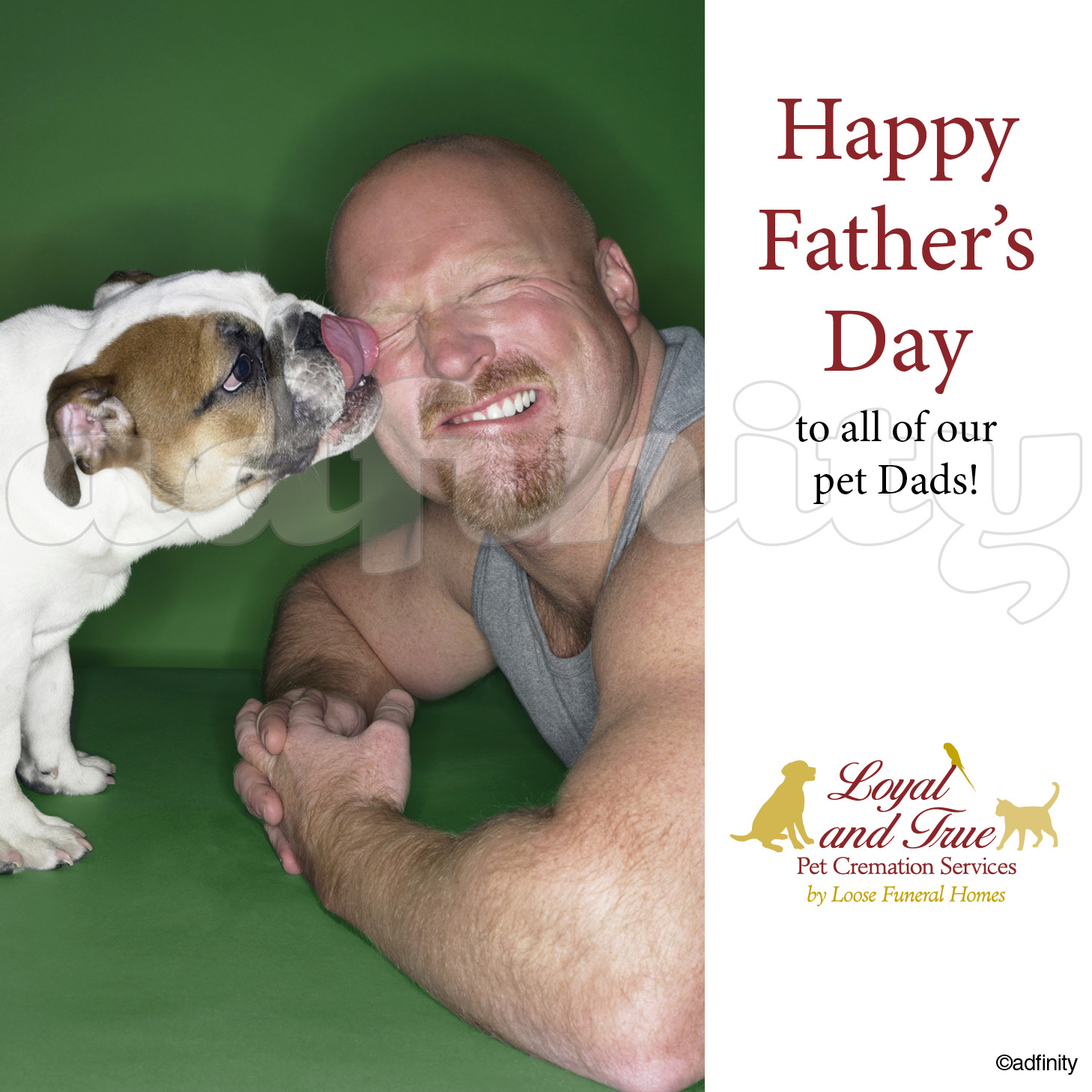 Happy Father's Day. (Facebook) - adfinity