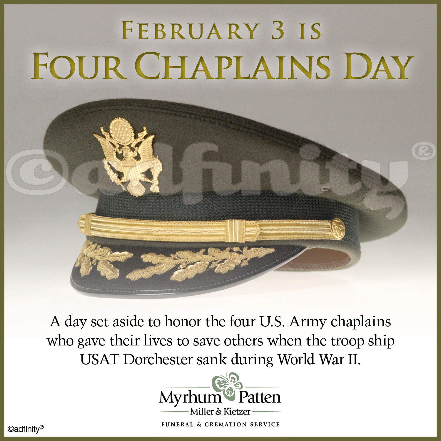 February 3 is Four Chaplains Day (Facebook) - adfinity