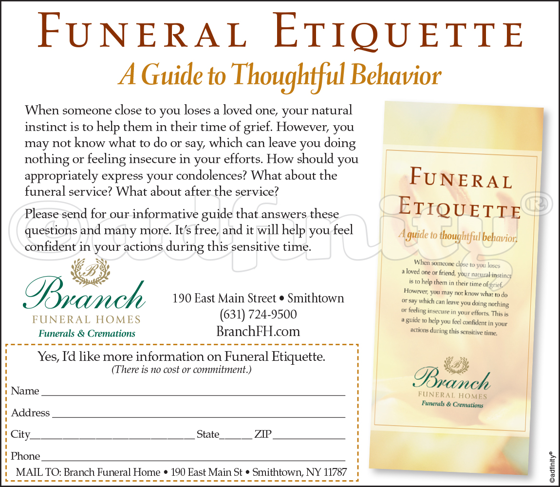 Funeral etiquette: a guide to thoughtful behavior. - adfinity
