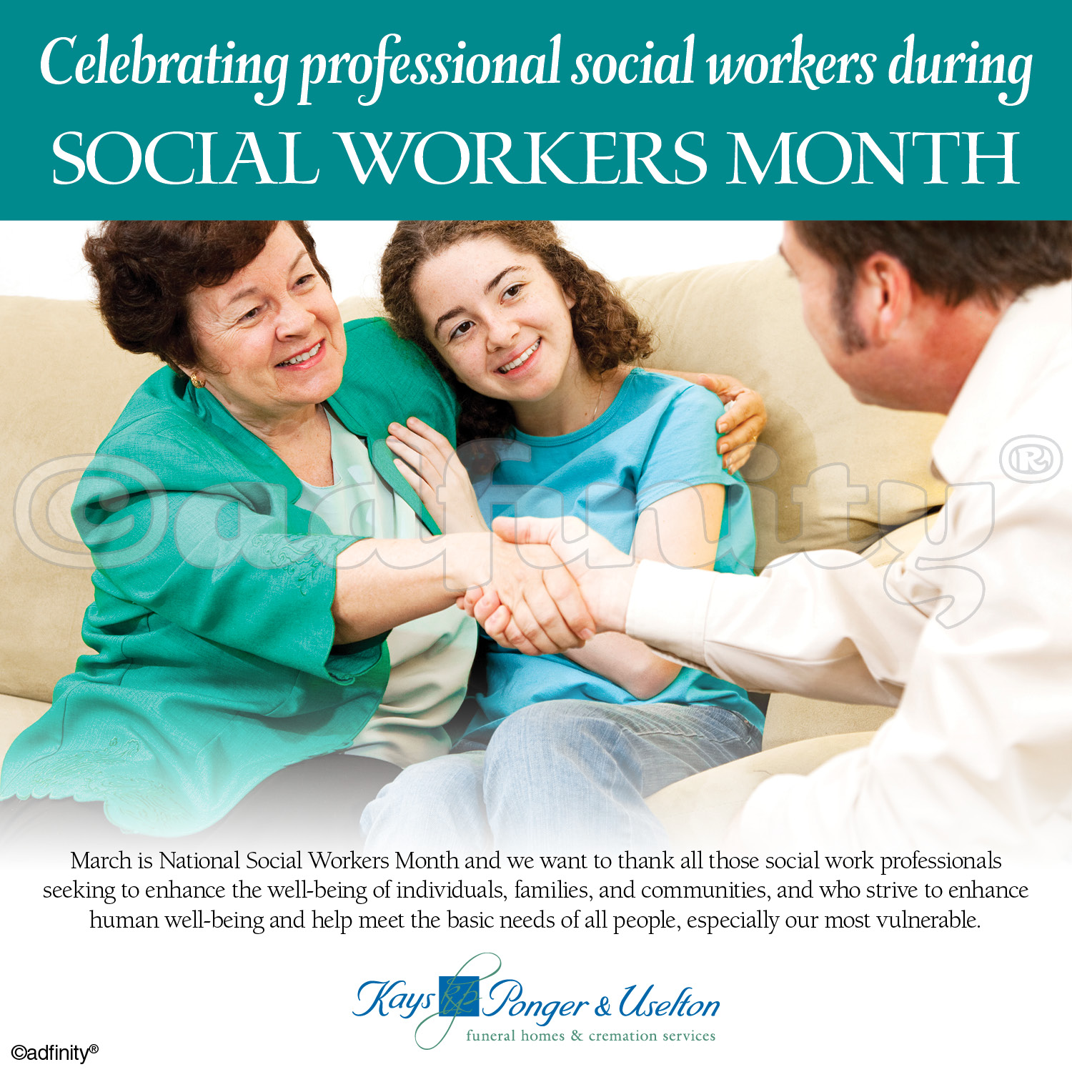 Celebrating professional social workers during social workers month ...