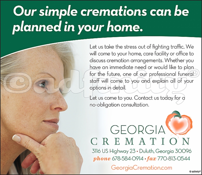 Our simple cremations can be planned in your home. - adfinity
