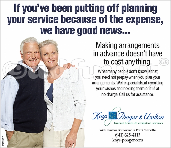 If you’ve been putting off prearranging because of the expense, we have ...